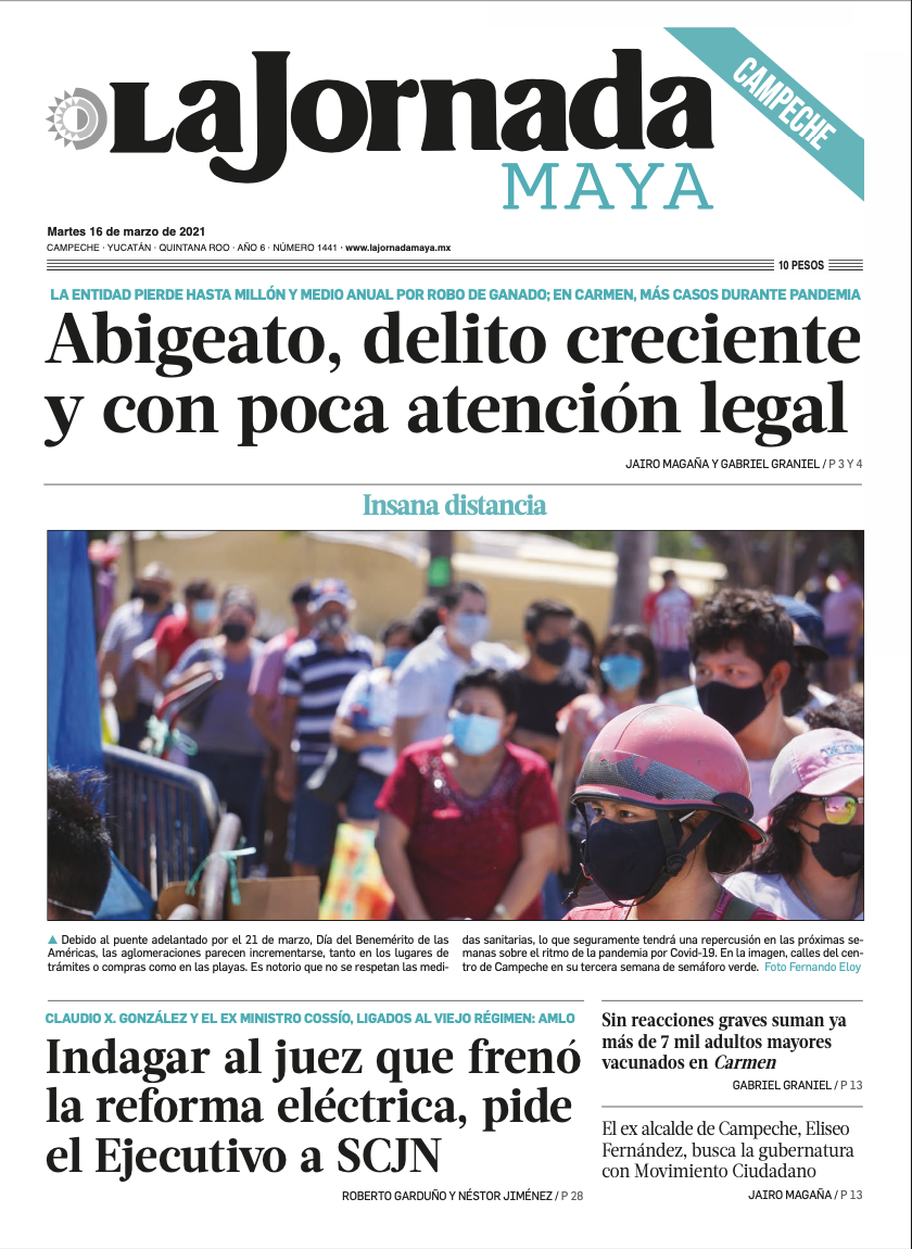 La Jornada Maya | Edición Impresa