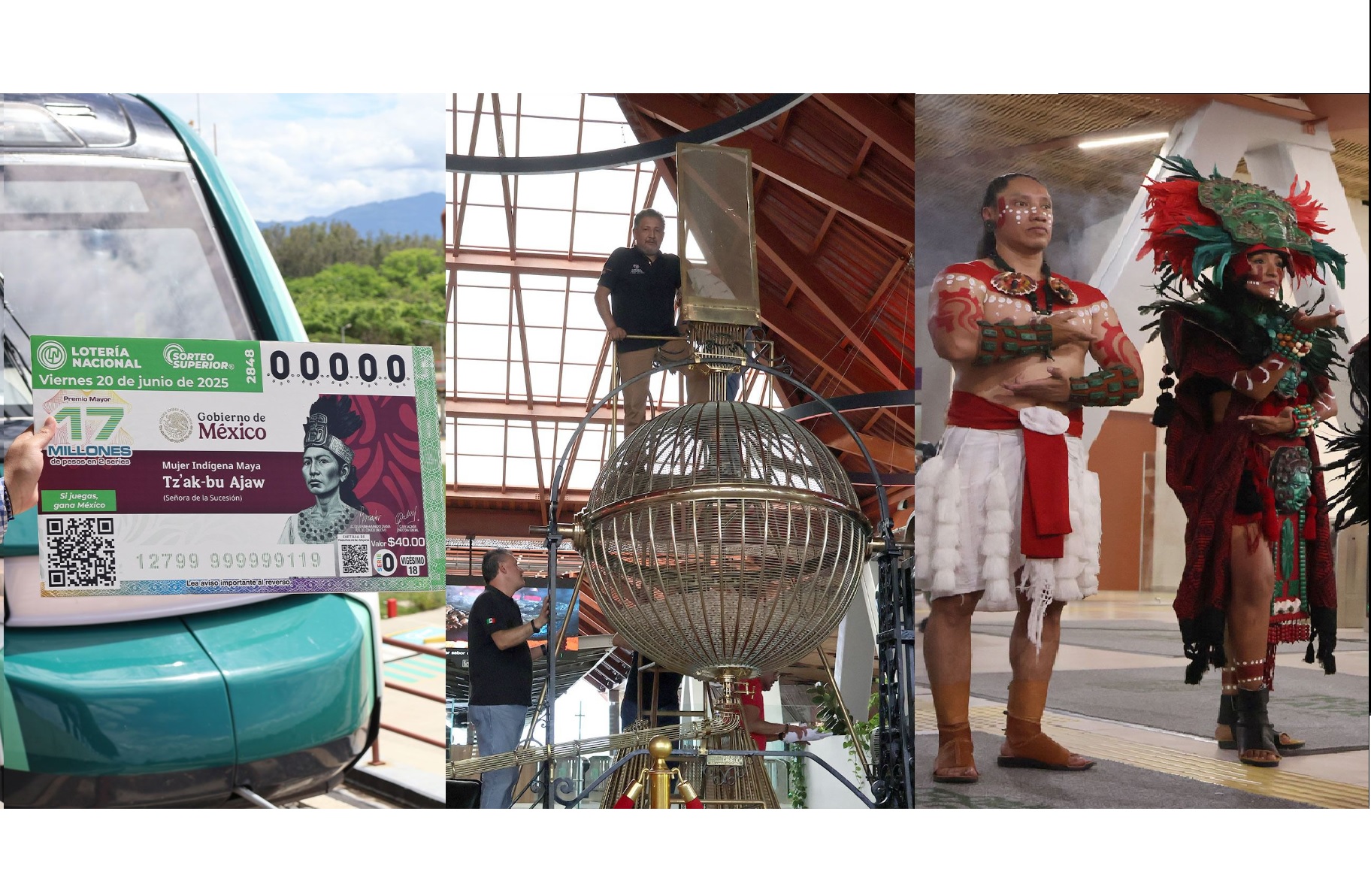 La Jornada Maya | Nacional | La Jornada | En Palenque, Lotería Nacional rinde homenaje a la ...